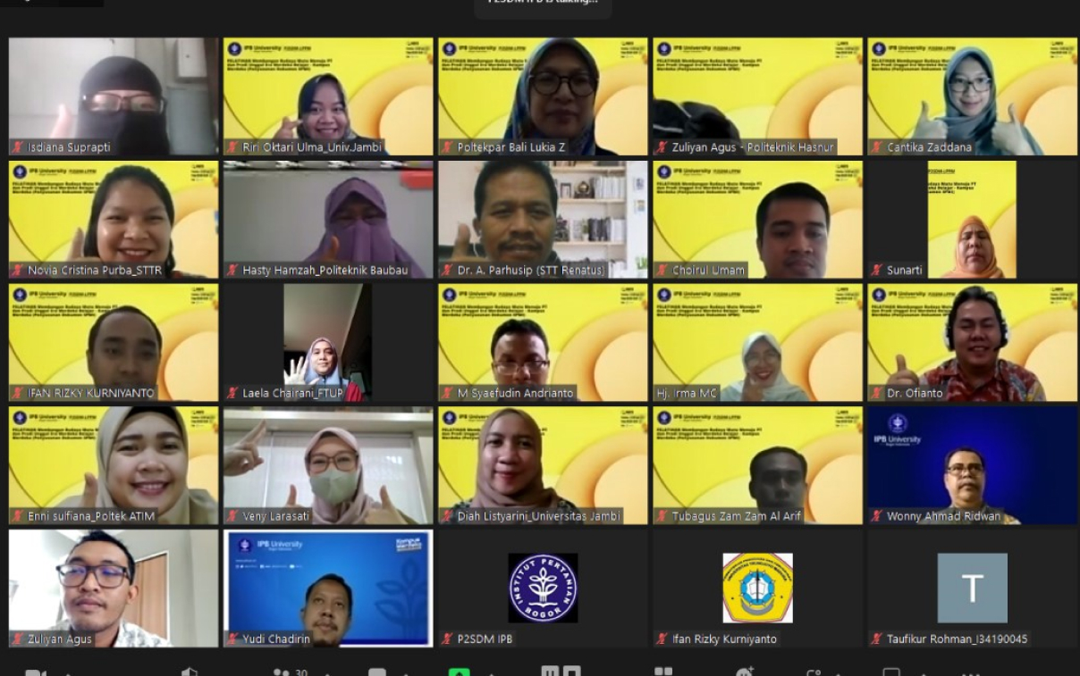 Pelatihan SDM LPM dan Sharing Hasil Pelatihan